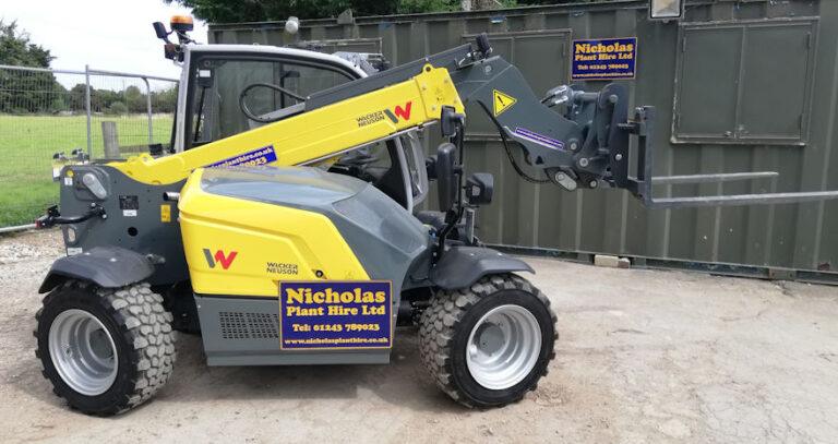 Wacker Neuson TH412 Compact Telehandler | Nicholas Plant Hire Ltd.